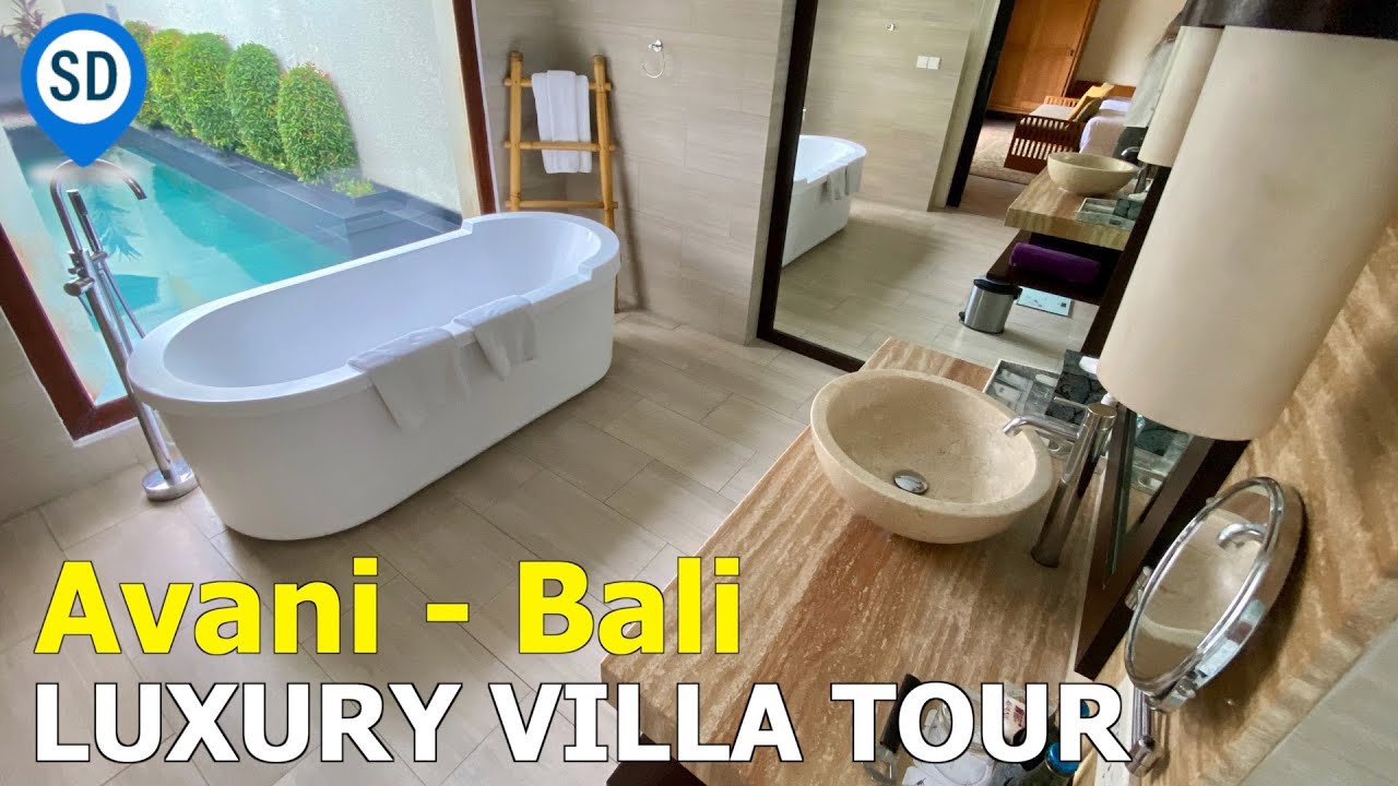 Seminyak Bali Luxury Hotel - Avani Resort - 2 Bedroom Villa Tour - YouTube
