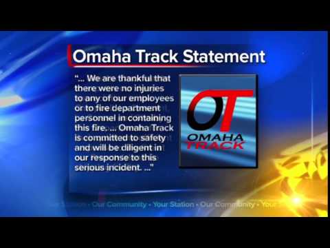 5:00 Coverage: Fire at Omaha Track on French Island - YouTube