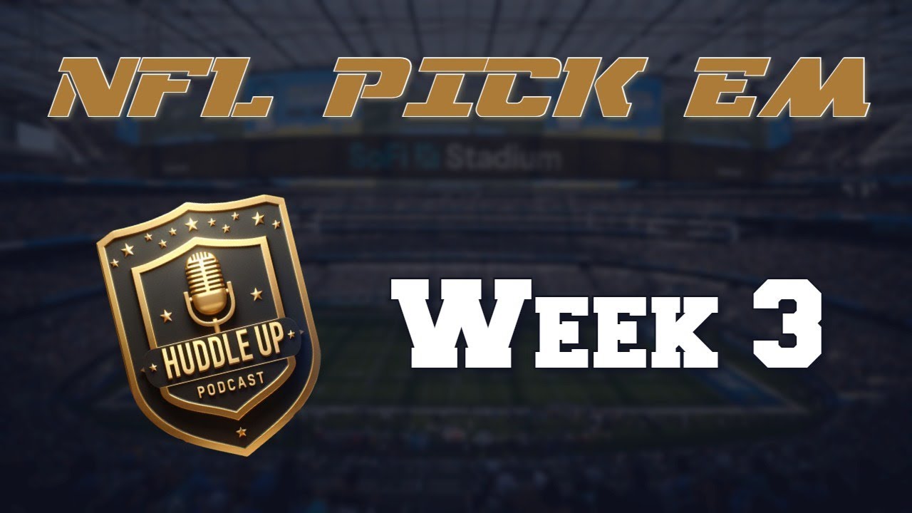 NFL Week 3 Picks - YouTube