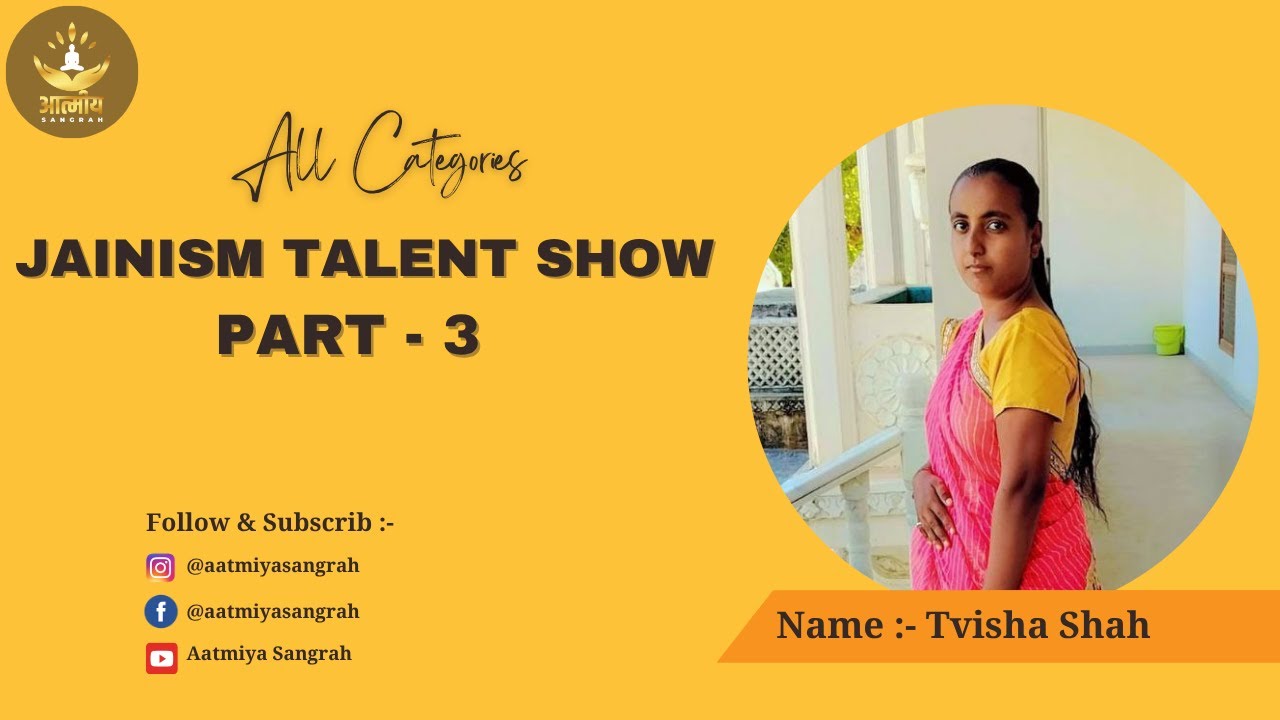 23 Tvisha Shah || Jainism Talent Show || - YouTube
