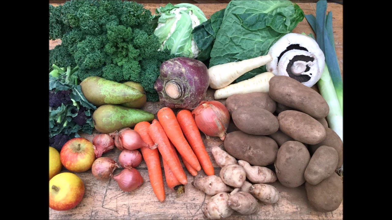 Real Food Box Seasonal Fruit and Veg Boxes 6.2.18 - YouTube