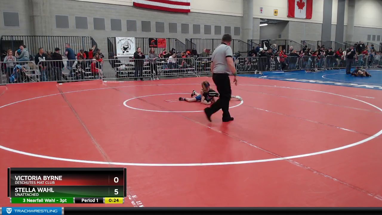 10U Girls 70-75 Stella Wahl Vs Victoria Byrne Deschutes Mat Club - YouTube