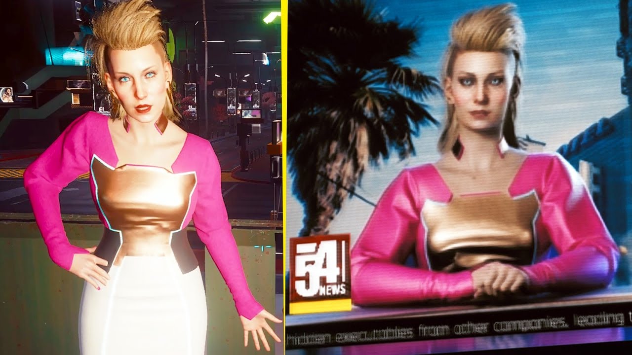 What Happens if You Harassing News Anchor - Cyberpunk 2077 - YouTube