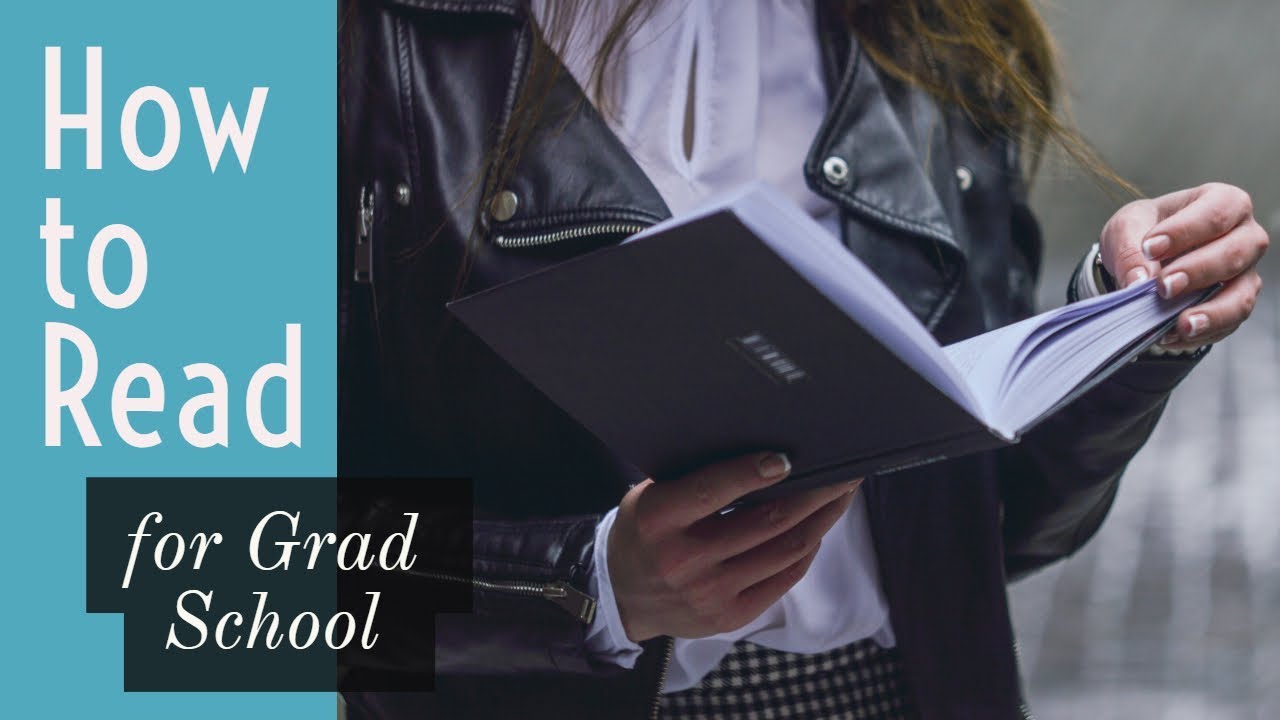 4 Rules for Grad School Reading - YouTube