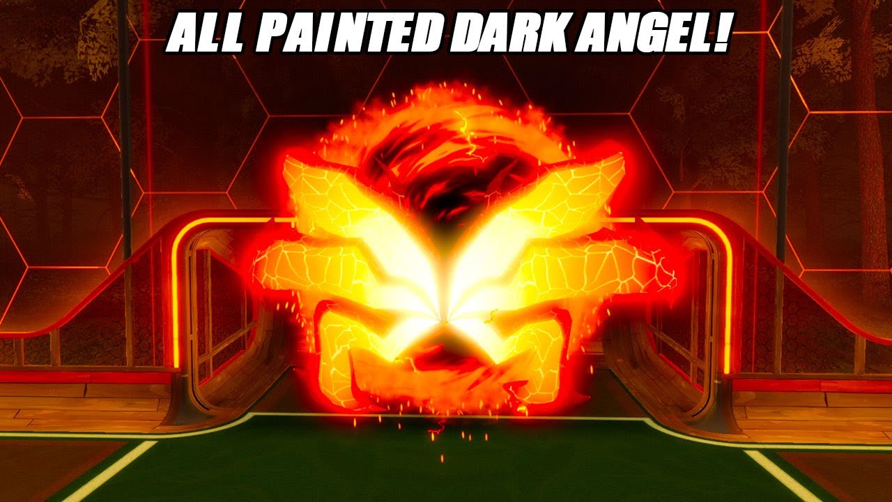 Showcasing All *NEW* "DARK ANGEL" Exotic Goal Explosion - Rocket League ...