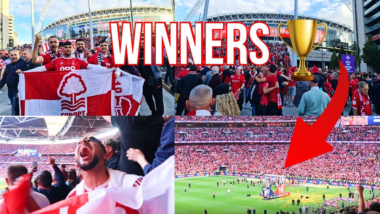 MAD NOTTINGHAM FOREST VS HUDDERSFIELD PLAY OFFS FINAL WEMBLEY VLOG ...