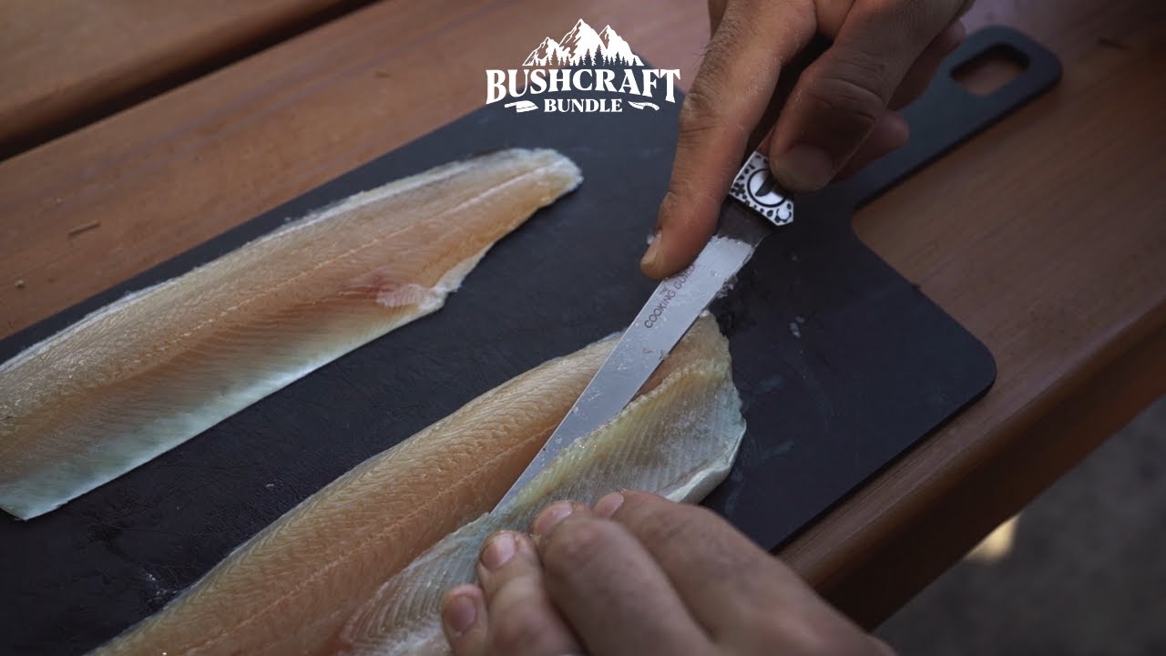 Catch and Cook Featuring the Bushcraft Fillet Knife. - YouTube