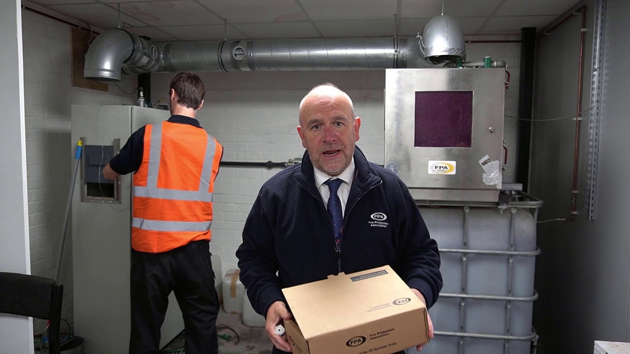 Find out how we test sprinklers here at the Fire Protection Association ...