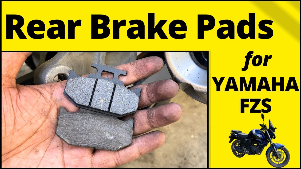 Yamaha FZ back brake pad problem | Yamaha fz brake pad change - YouTube