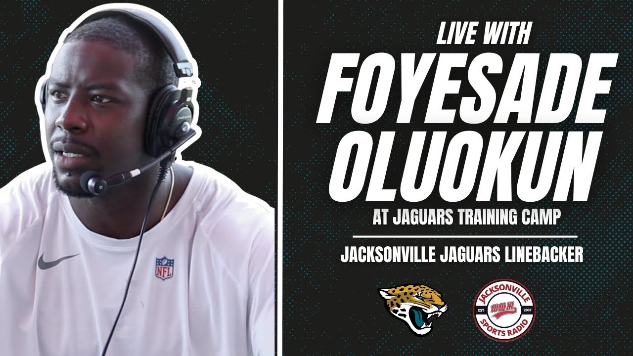 Live with Foyesade Oluokun at Jacksonville Jaguars Training Camp - YouTube