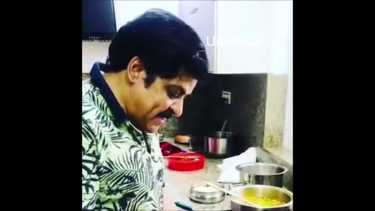 Comedian Ali cooking at home # Ali making bajjis and food at home ...