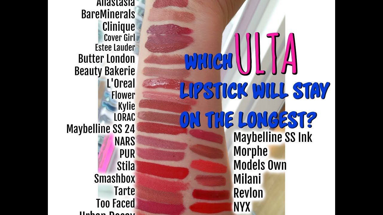 Which lipstick from Ulta lasts the longest? - YouTube
