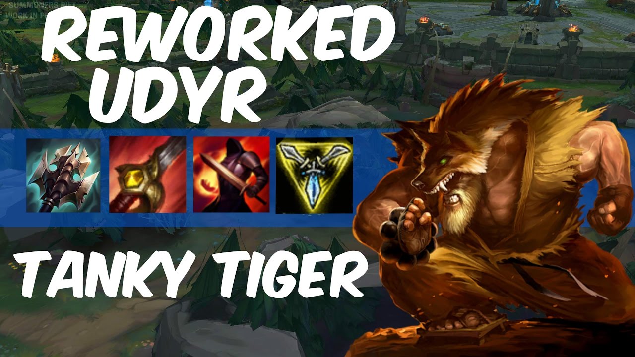 [RO] Udyr Jungle Patch 7.08 - Reworked Udyr | Tanky Tiger Build - YouTube