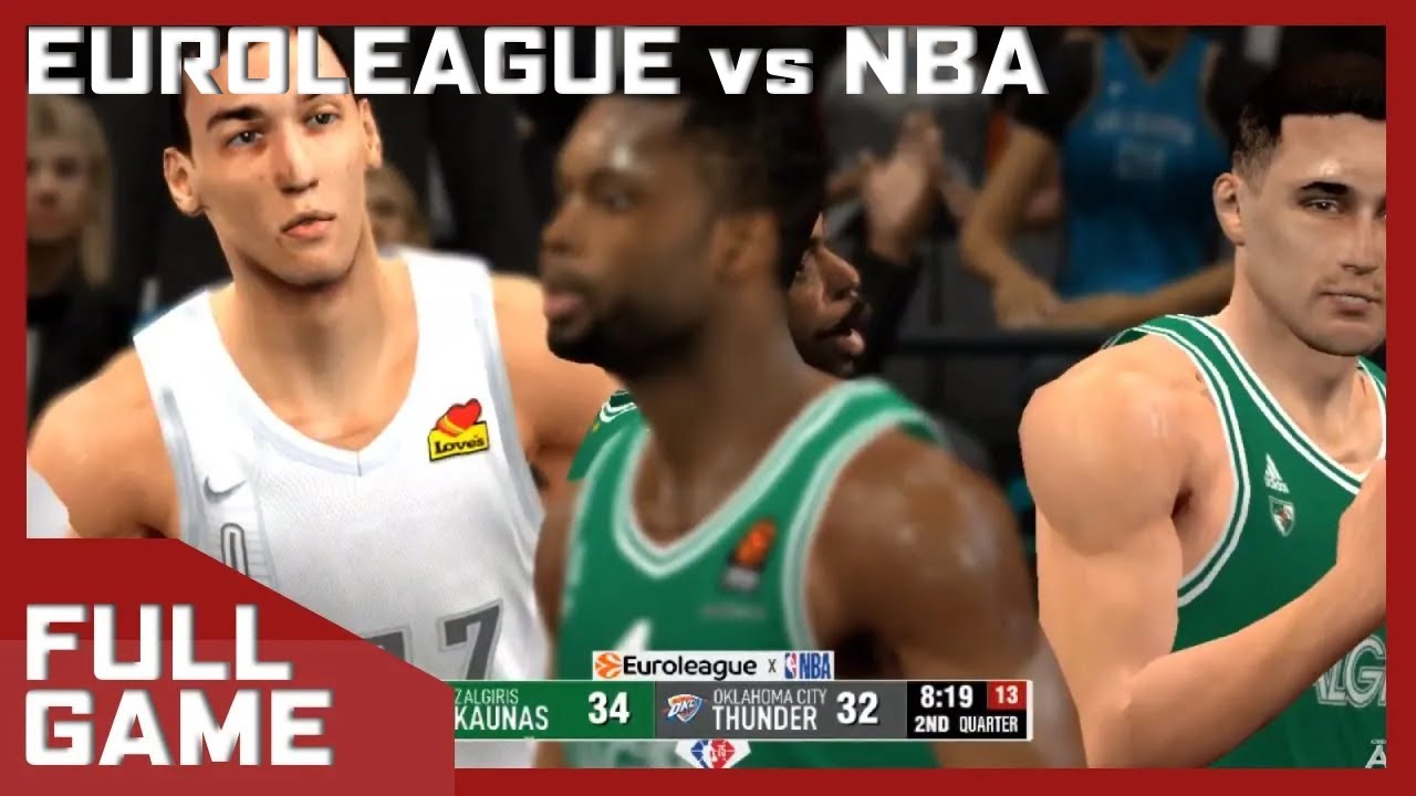 FULL GAME - EuroLeague X NBA | ZALGIRIS KAUNAS vs OKC THUNDER - YouTube