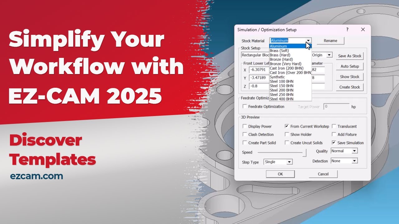 Simplify Your Workflow with EZCAM 2025: Discover Templates | #EZCAM # ...