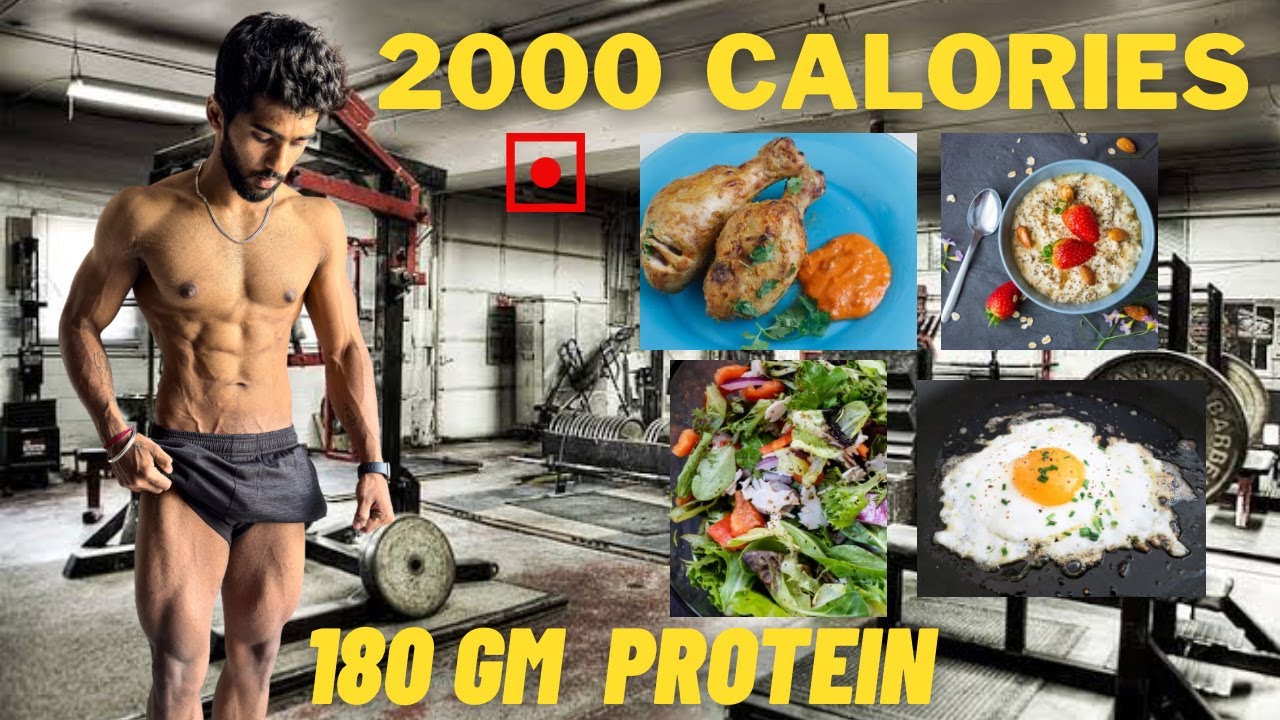 FULL DAY OF EATING FOR MUSCLE GAIN ( 2000 Calories ) - YouTube