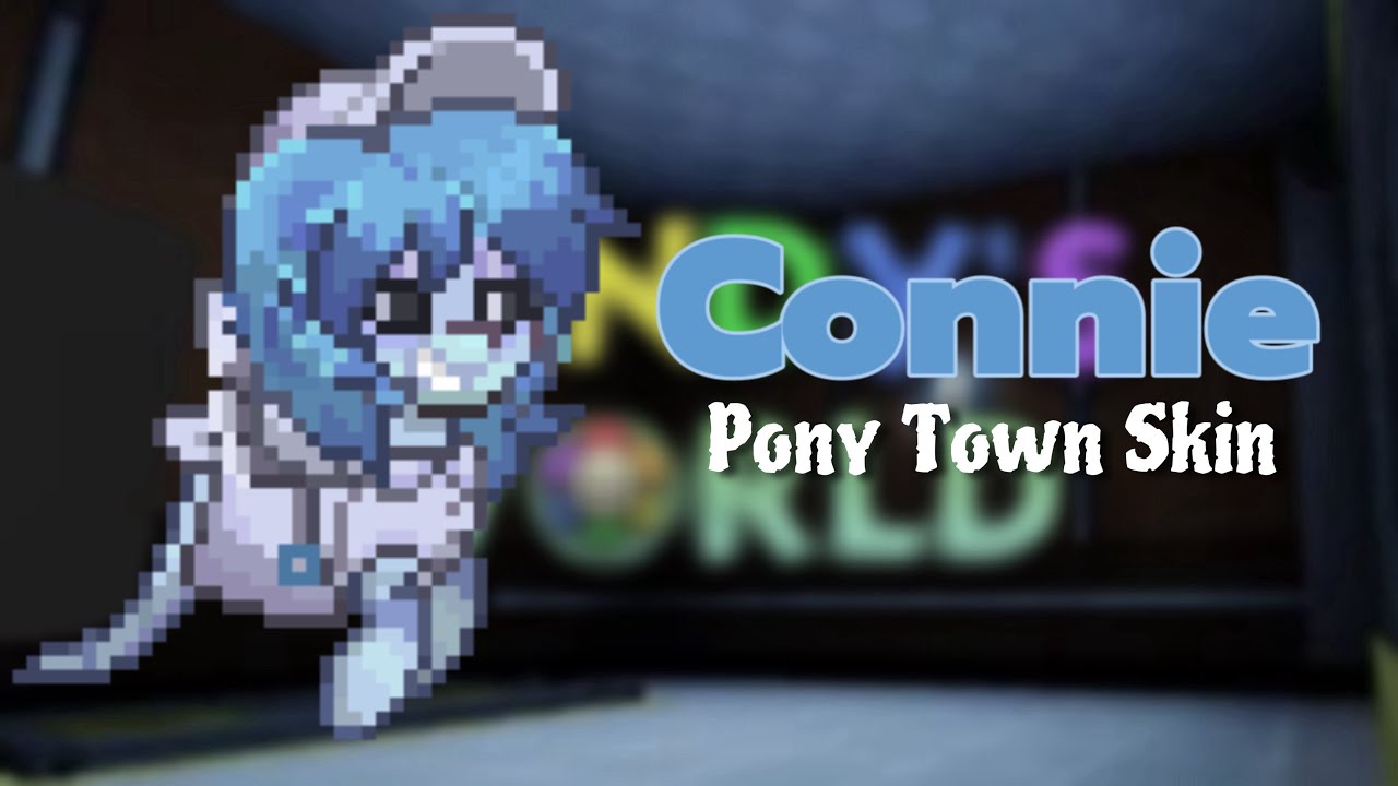 🌈 | Connie Pony Town Skin Tutorial ~ Dandy’s World - YouTube