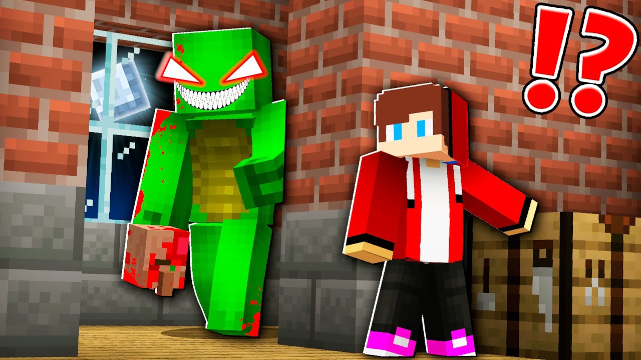 How Jj Escape From Evil Scary Mikey Minecraft Maizen Youtube