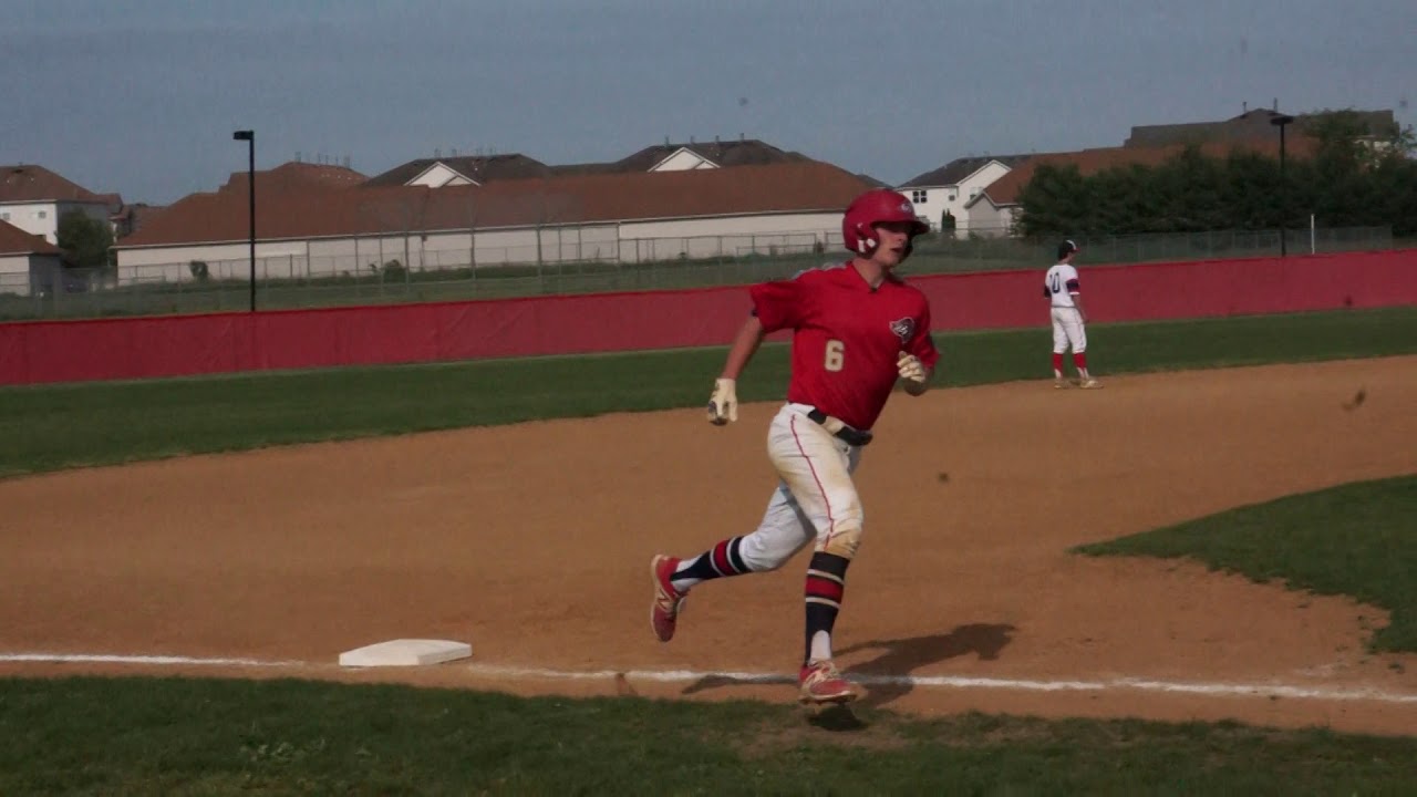 David Melfi hits 2-run homer for Jackson Liberty - YouTube