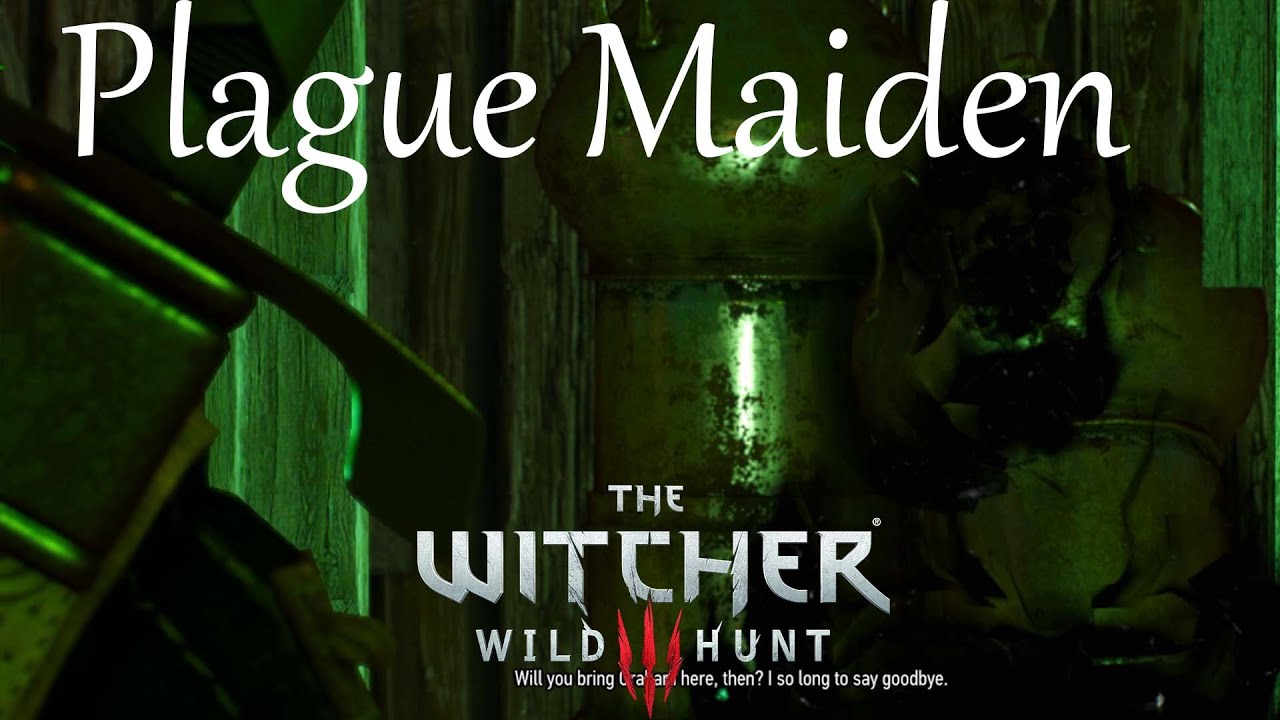 The Witcher 3: Wild Hunt - Plague Maiden Boss Fight - YouTube