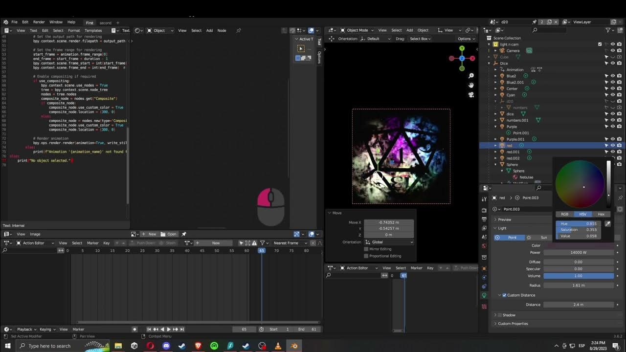 Blender galaxy nebula edit values - YouTube