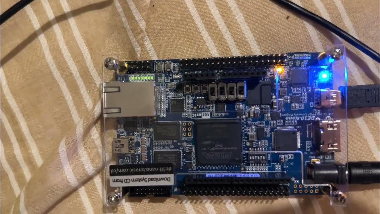 led blinking using fpga - YouTube