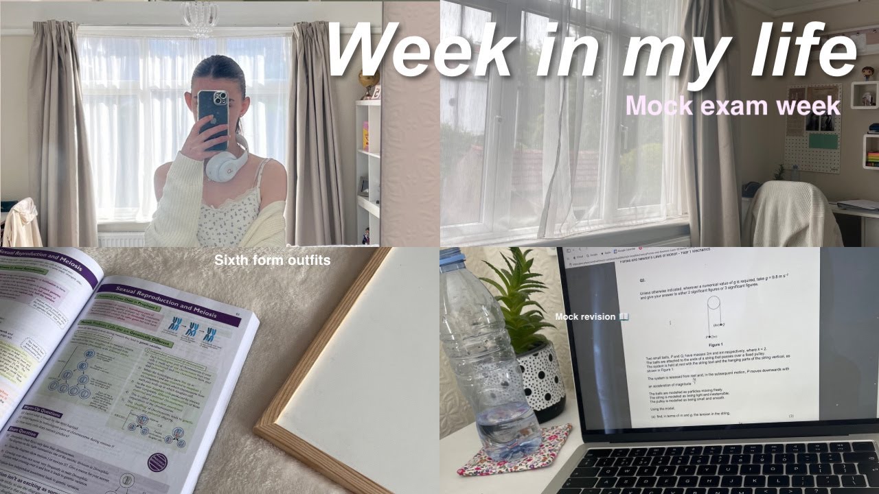 mock exam week | week in the life, mock revision and mock exams - YouTube