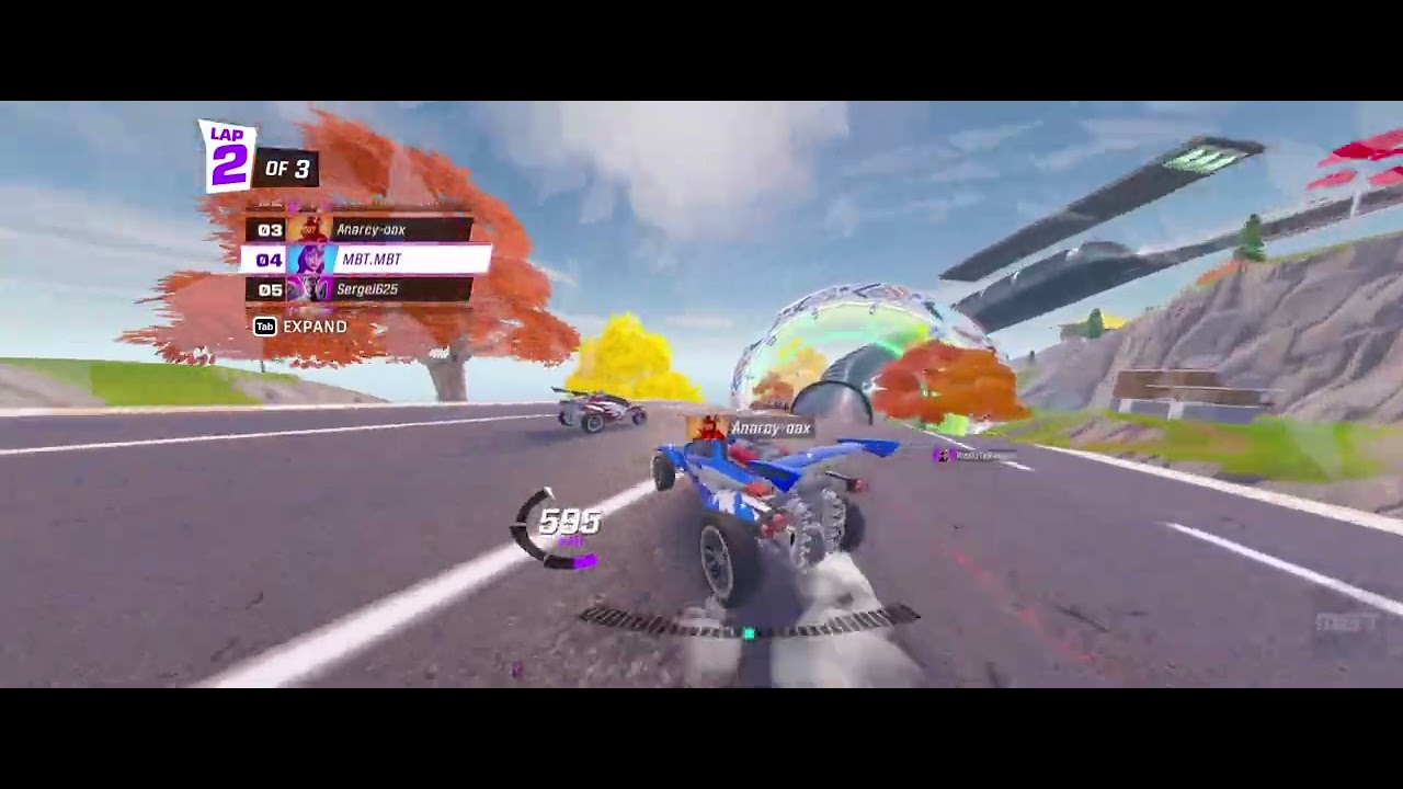 Fortnite Rocket Racing Pleasant Pitstop By Psyonix Ultrawide Gameplay