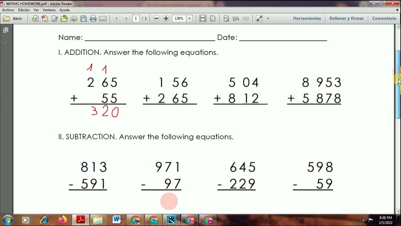 FOUR ARITHMETIC OPERATIONS - YouTube