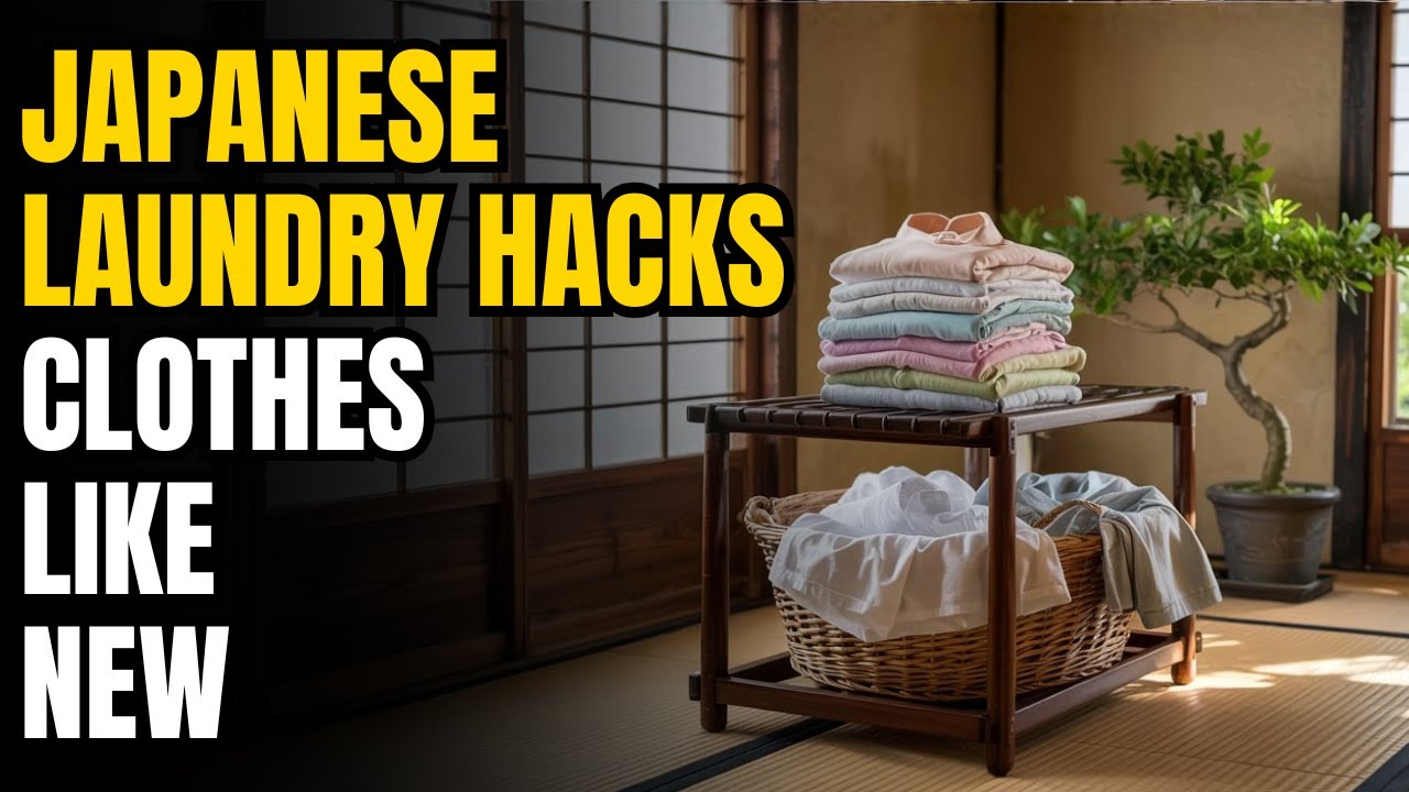 I Tried 10 Japanese Laundry Hacks — CLOTHES LIKE NEW - YouTube