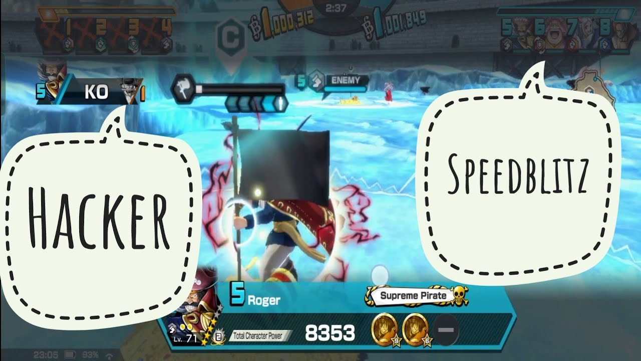 Speed hacker [ Speedblitz ] OPBR ROGER HACKER #ss #hacker #roger #opbr ...