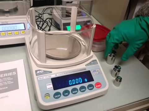 AND FX300i Balance - Linearity and Hysteresis Tests - YouTube