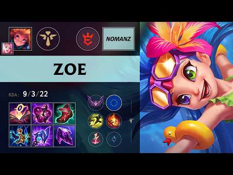 (ELG Nomanz) Zoe Support vs Karma - EUW Master Patch 26.11