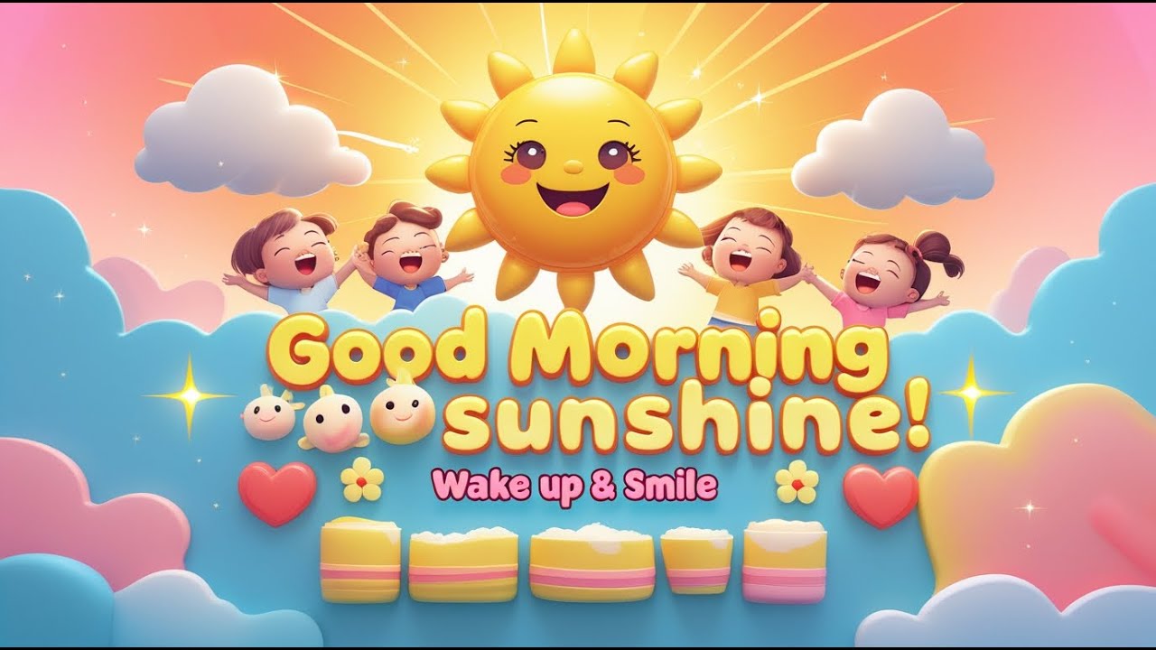 👉 “Good Morning Sunshine ☀️ | Wake Up Happy Song for Kids | Fun Morning ...