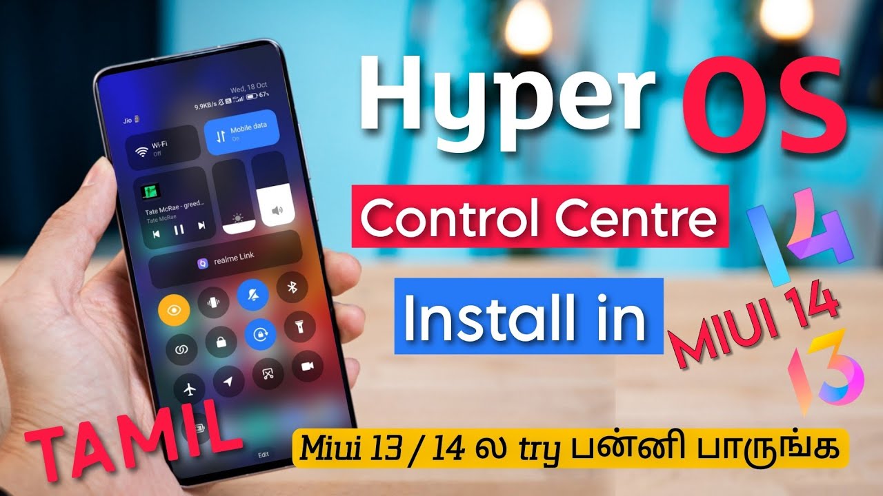 🤩 Install Hyper OS Control Centre in Miui 14 | use New miui control ...