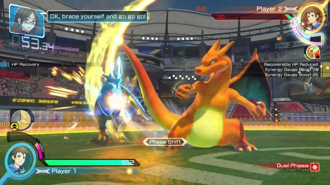 Pokken Tournament DX Demo - Nintendo Switch Gameplay #6 (Charizard x 3 ...