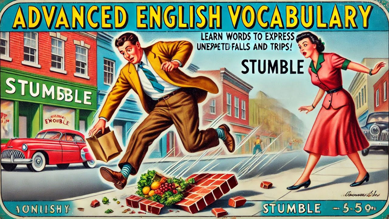 Vocabulary and Pronunciation "STUMBLE" Advanced English - YouTube