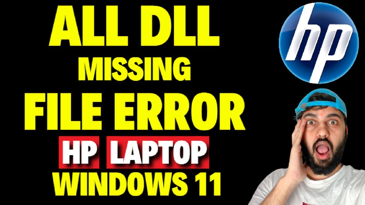 How to Fix All DLL Missing File Error in HP Laptop Windows 11