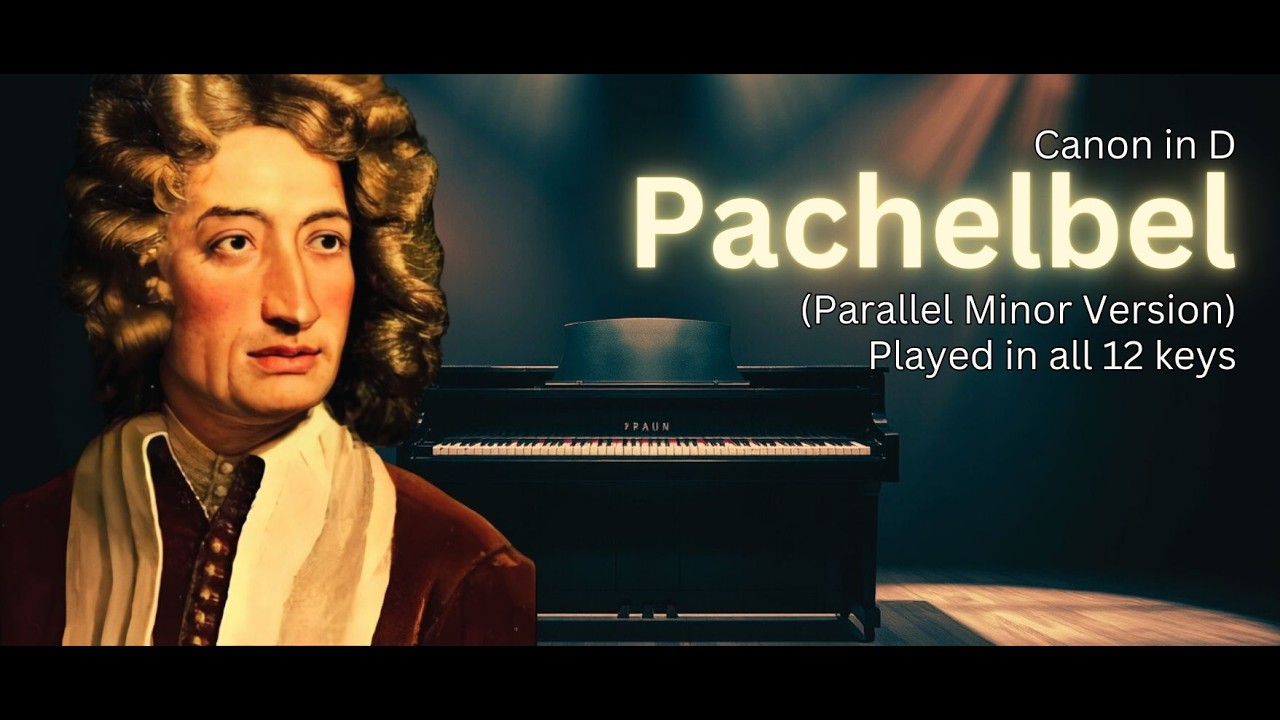 Canon in D Parallel Minor - A Journey Through 12 Minor Keys #pachelbel ...