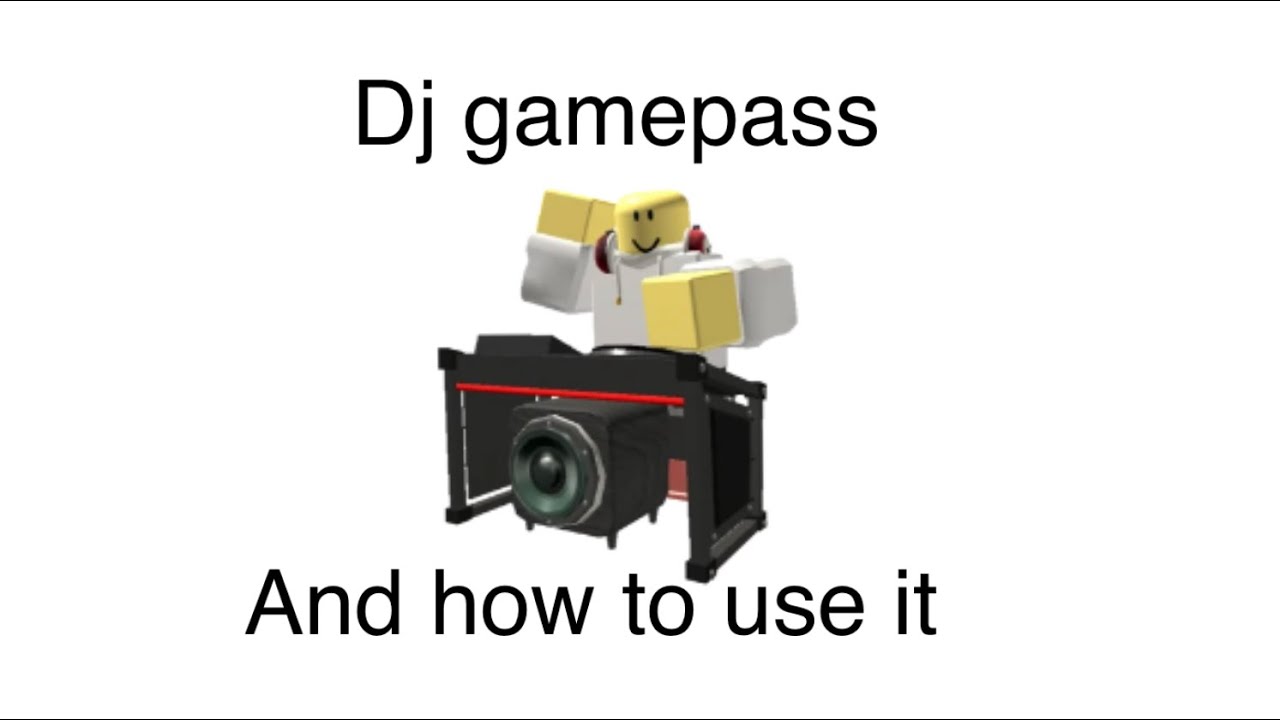 How to use the Custom DJ Music gamepass (Works for Computer and Mobile ...