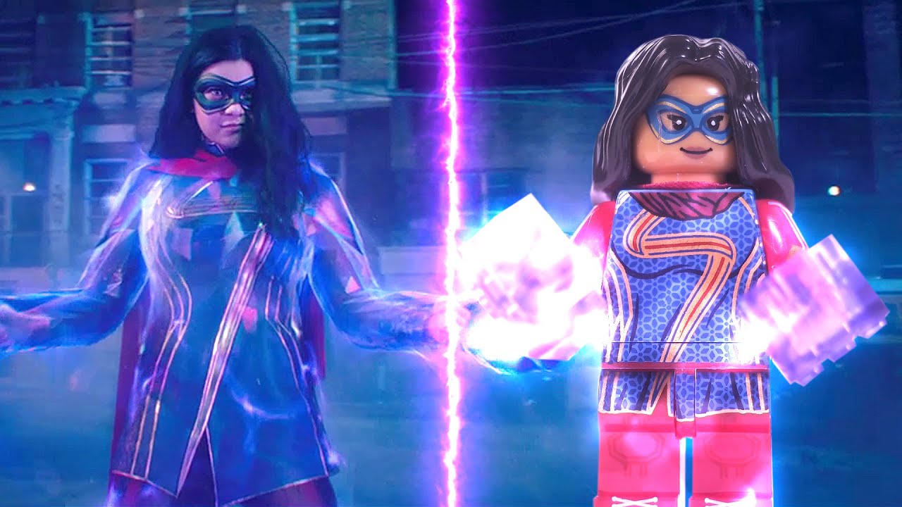 LEGO Ms. Marvel Unofficial Lego Minifigure - YouTube