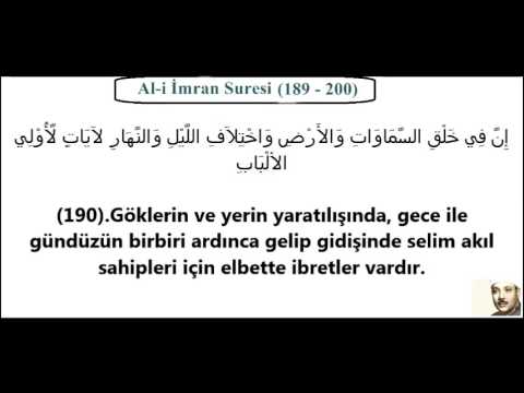 Abdulbasit Abdussamed Al-i İmran Suresi (mealli)