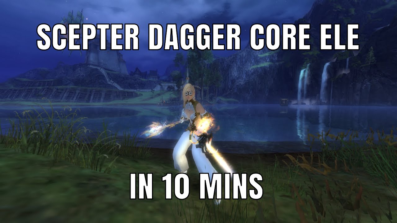 [GW2] Core Elementalist Scepter Dagger Tutorial - YouTube