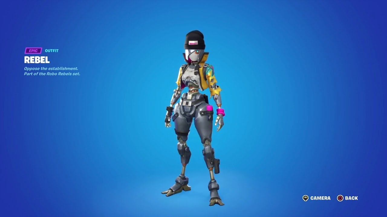 Fortnite Rebel Preview Skin !!! 😱 - YouTube