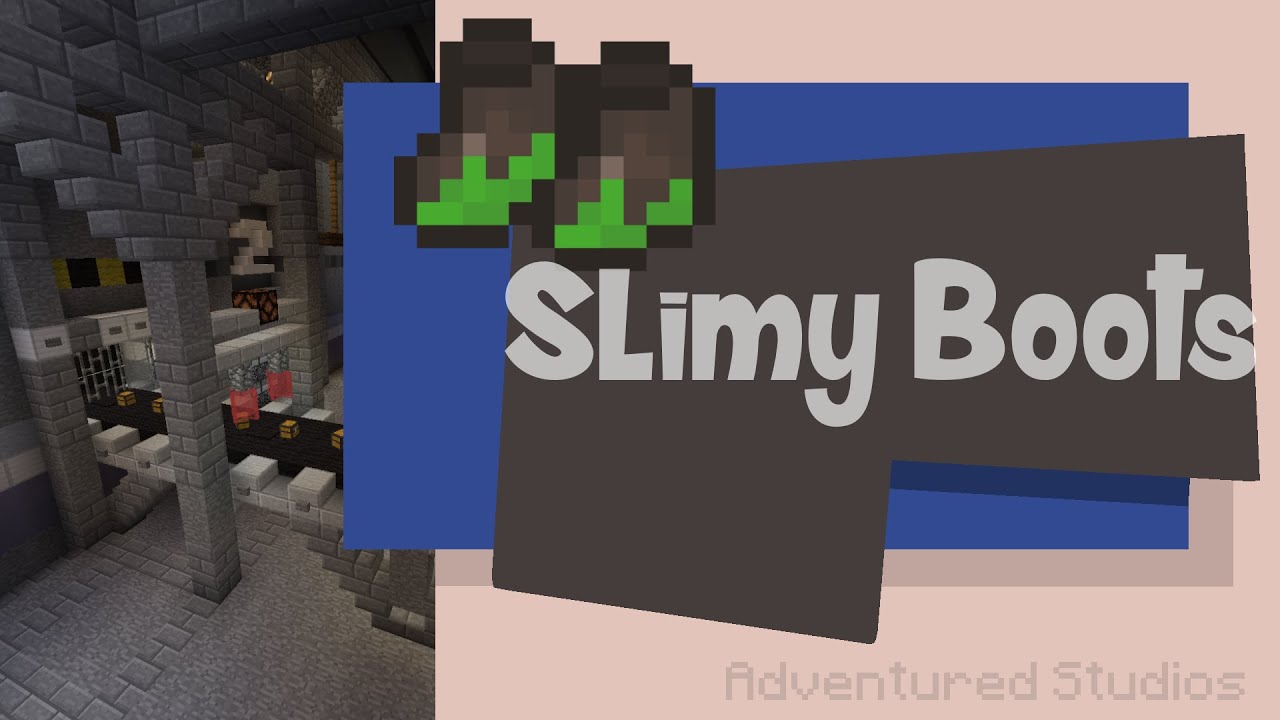 Minecraft: Custom Item Demonstration - Slimy Boots - YouTube