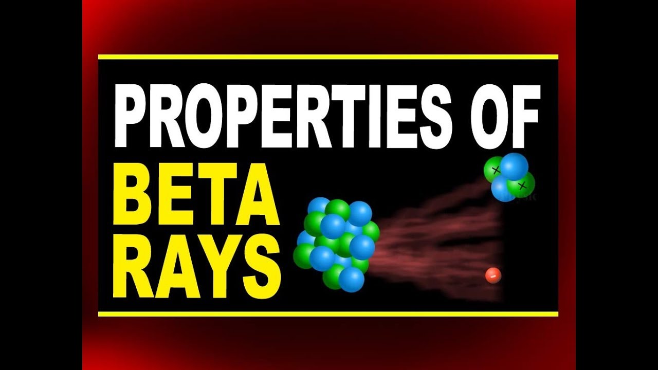 Properties of Beta Rays | Physics4students - YouTube