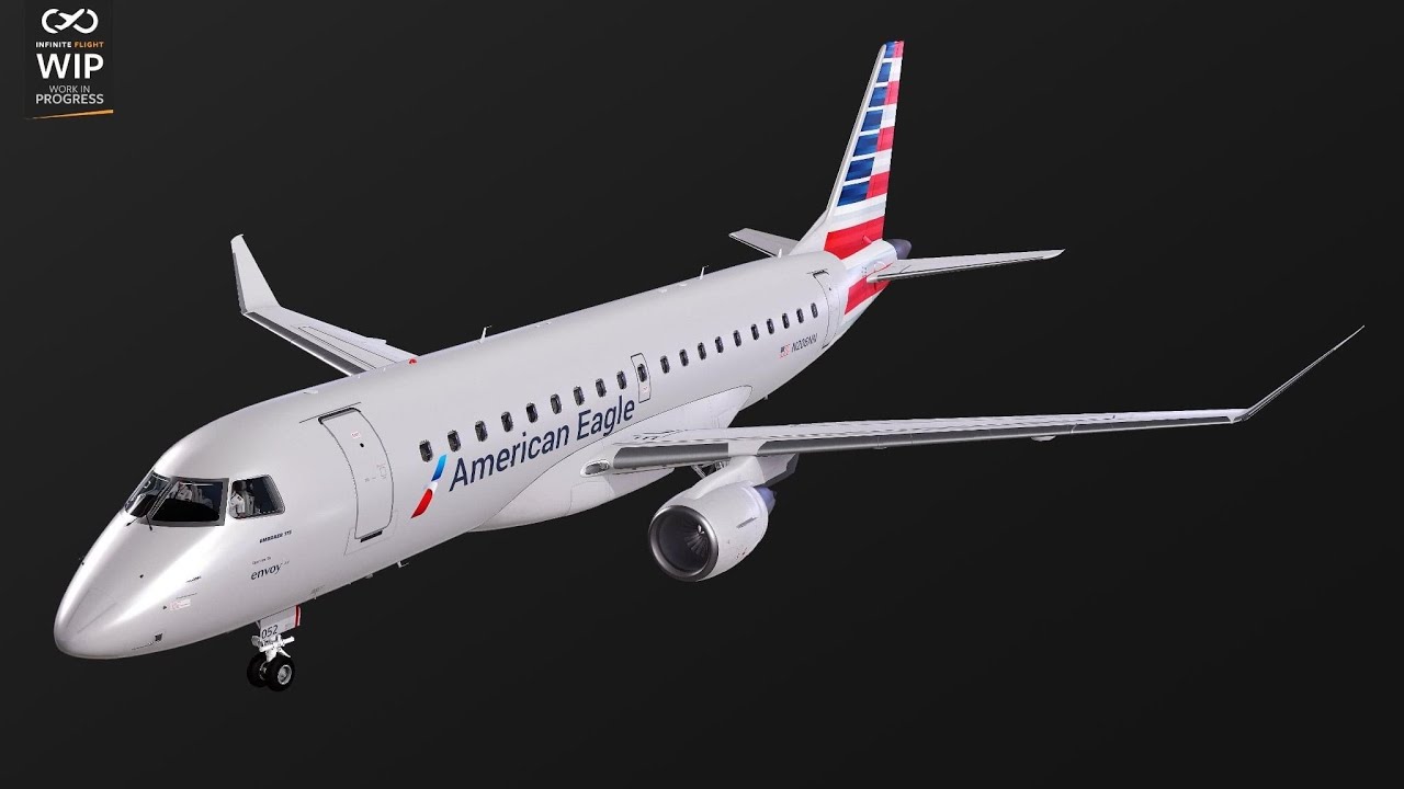 Infinite Flight F/18 | E175 update (WIP) - YouTube