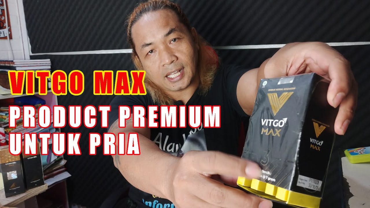 Telah Hadir VITGO MAX Minuman Serbuk Untuk Pria Sejati - YouTube