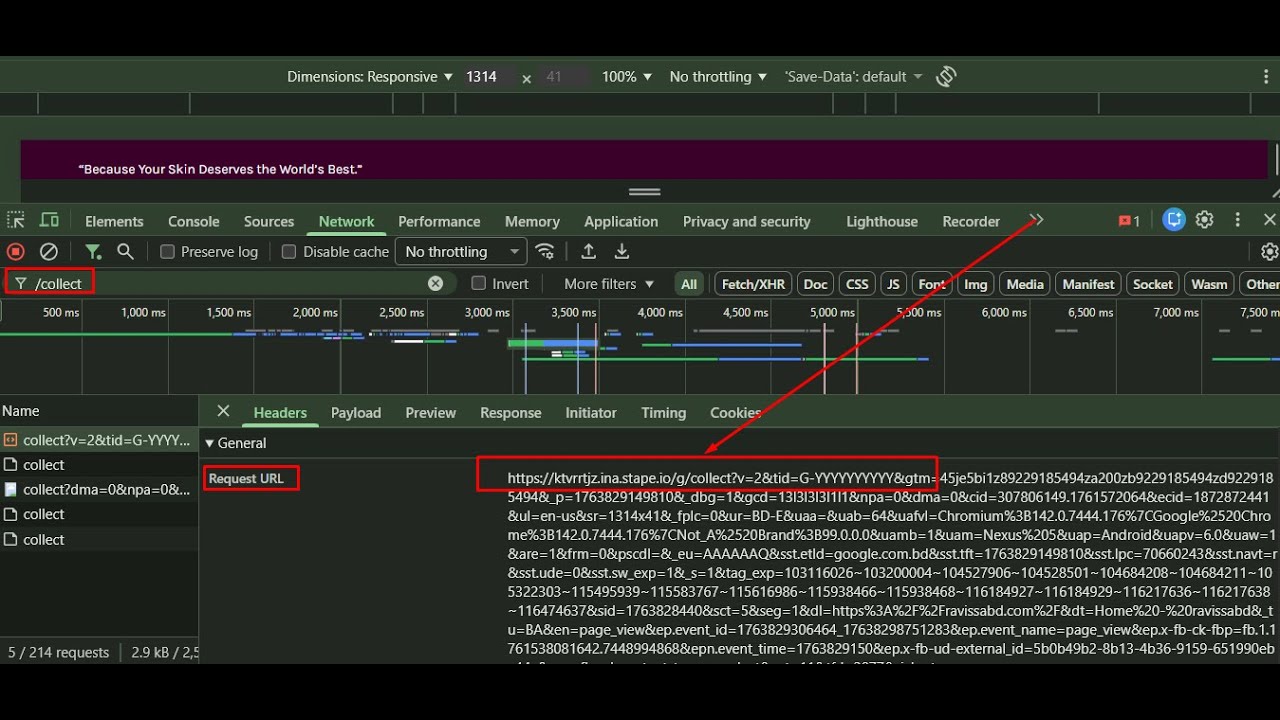How to verify first-party server-side tracking on the website - YouTube