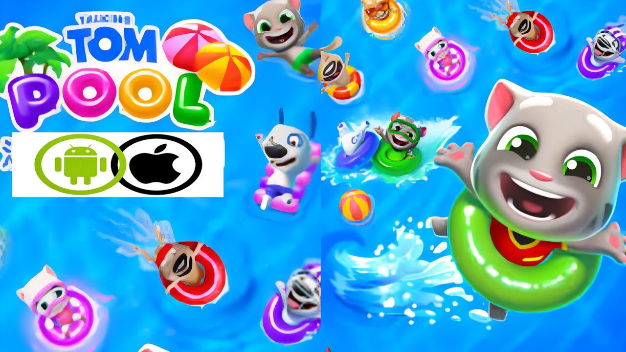 Talking Tom Pool Gameplay Android ios - YouTube